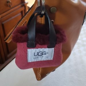 UGG | Accessories | Rare Vintage Ugg Suede Bag Charm | Poshmark